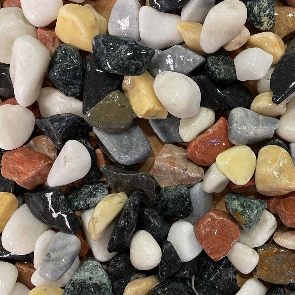 Multicolor boulder